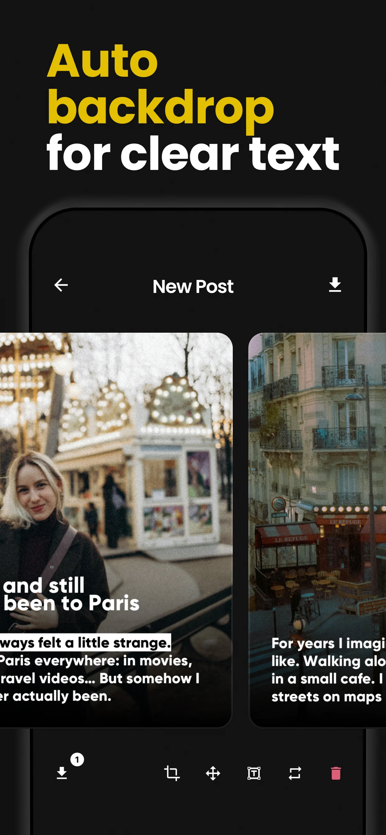 Lett – Text carousel maker for social media